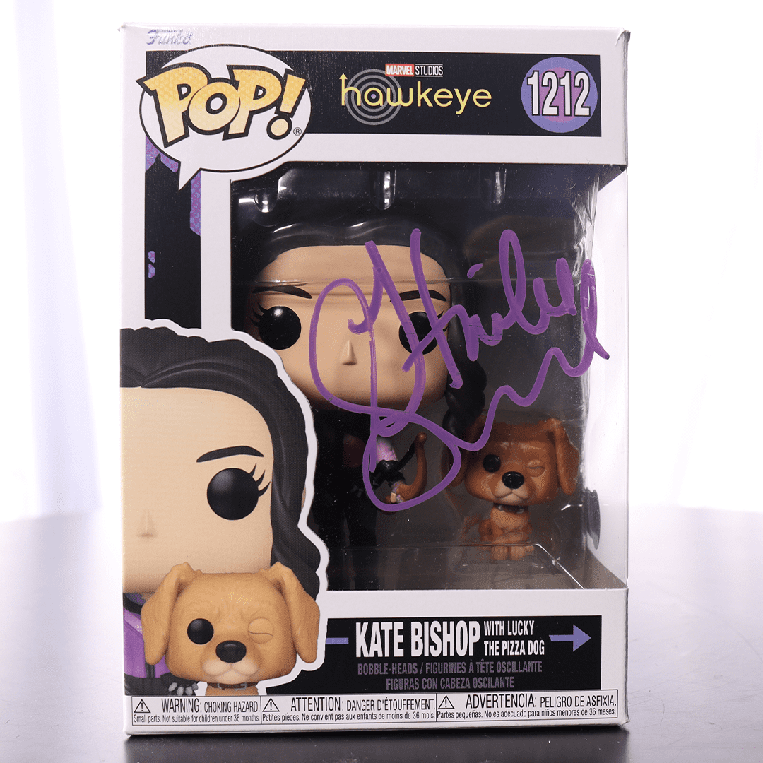 Autographed Funko POP! Kate Bishop #1212 Signed By Hailee Steinfeld ...