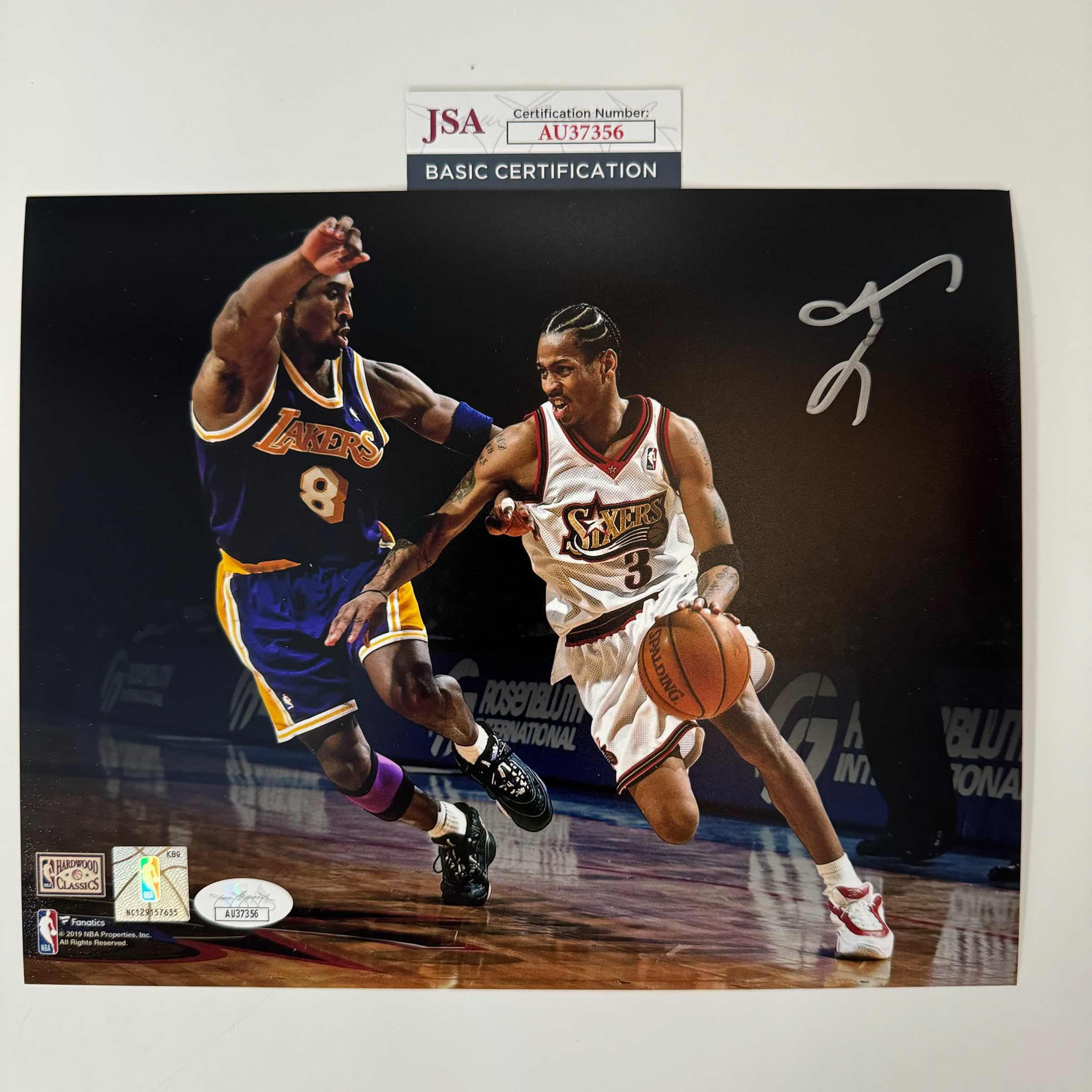 Autographed/Signed Allen Iverson Philadelphia 76ers 8x10 Basketball ...