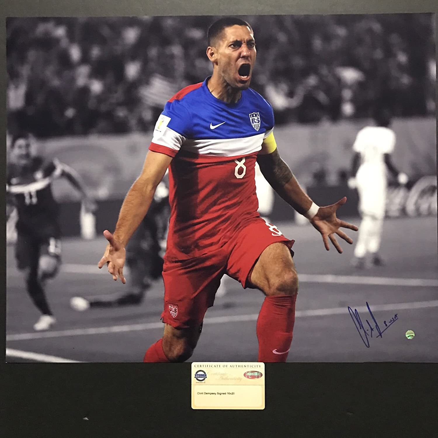 Autographed/Signed Clint Dempsey USA Team World Cup Soccer 16x20 Photo ...
