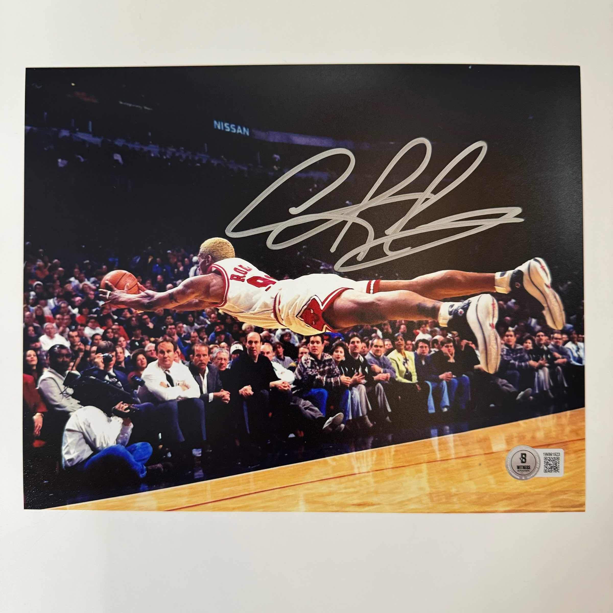 Autographed/Signed Dennis Rodman Chicago Bulls 8x10 Basketball Photo ...