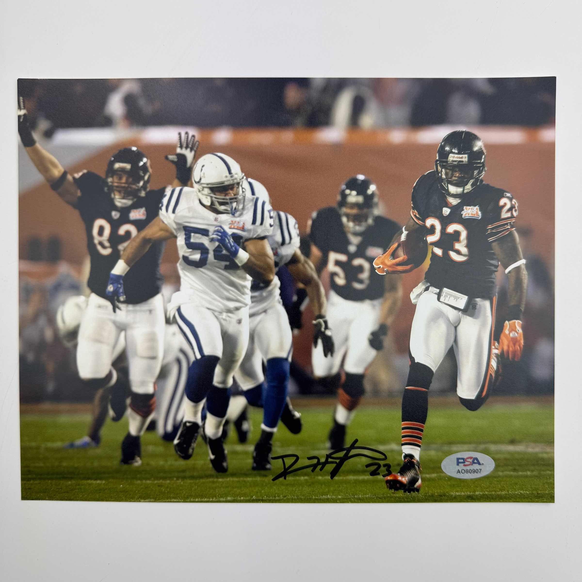 Autographed/Signed Devin Hester Chicago Bears 8x10 Football Photo JSA ...