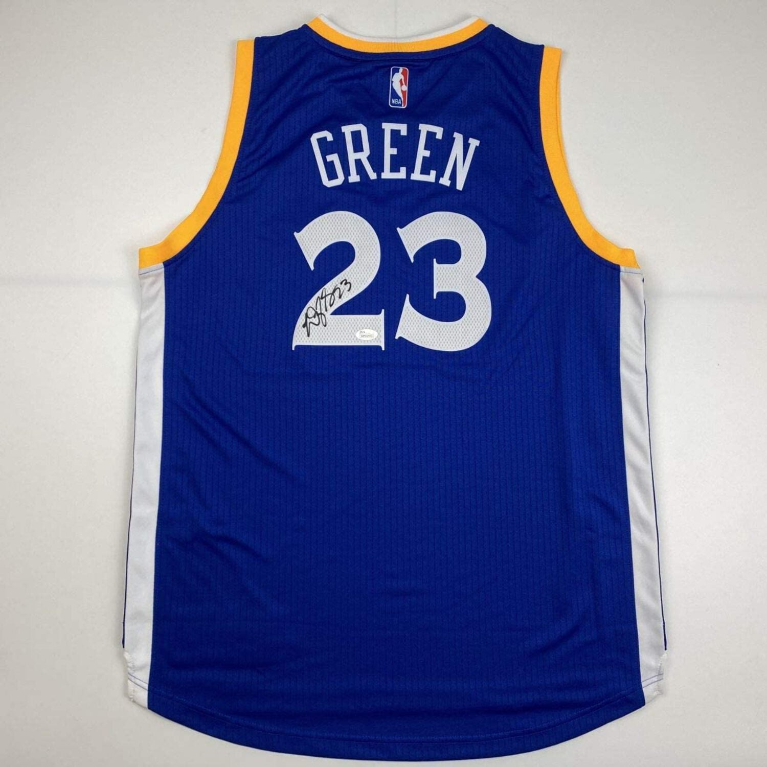 Autographed/Signed Draymond Green Golden State Blue Basketball Jersey ...