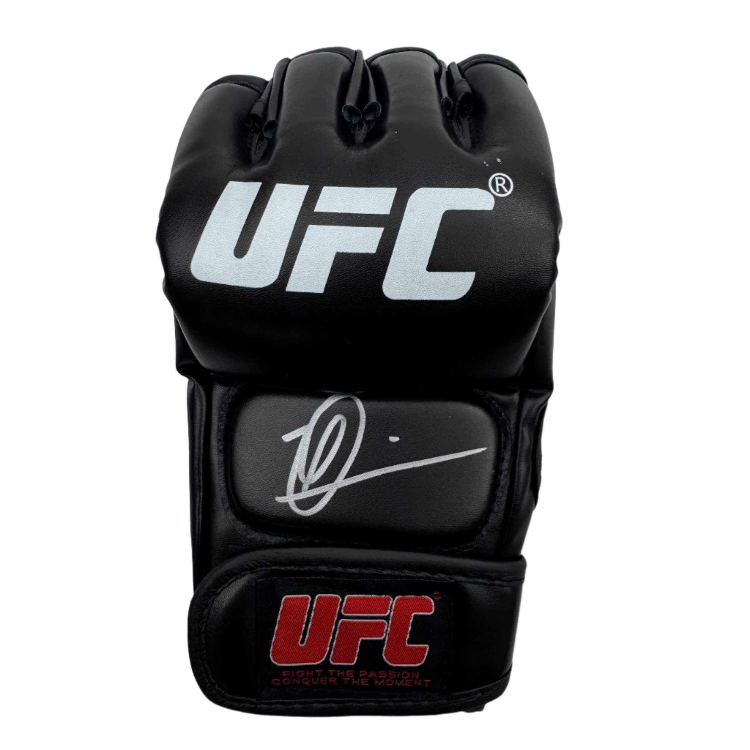 Autographed/Signed Dricus Du Plessis UFC MMA Black Fighting Glove ...