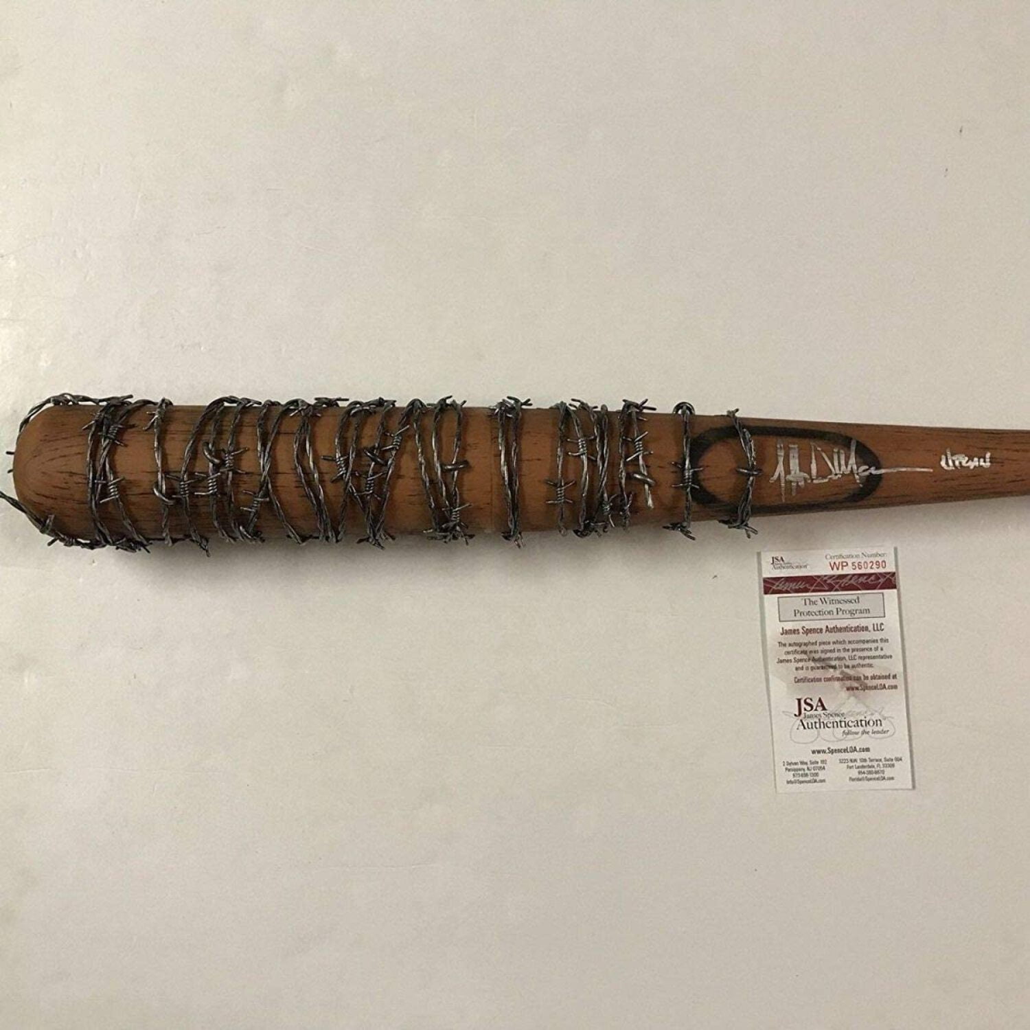 Autographed/Signed Jeffrey Dean Morgan Inscribed Negan The Walking Dead ...