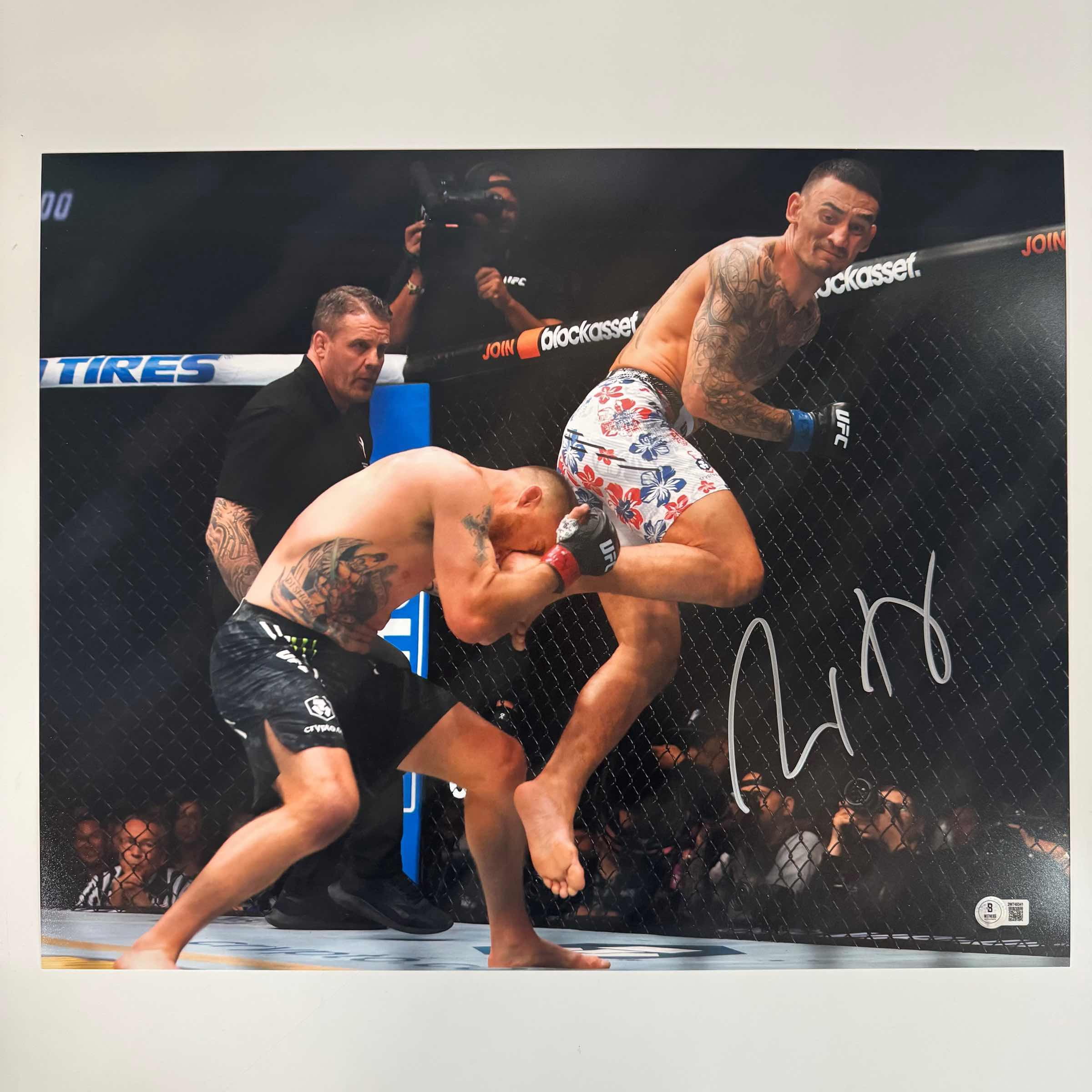 Autographed/Signed Max Holloway UFC MMA Ultimate Fighting 16x20 Photo ...