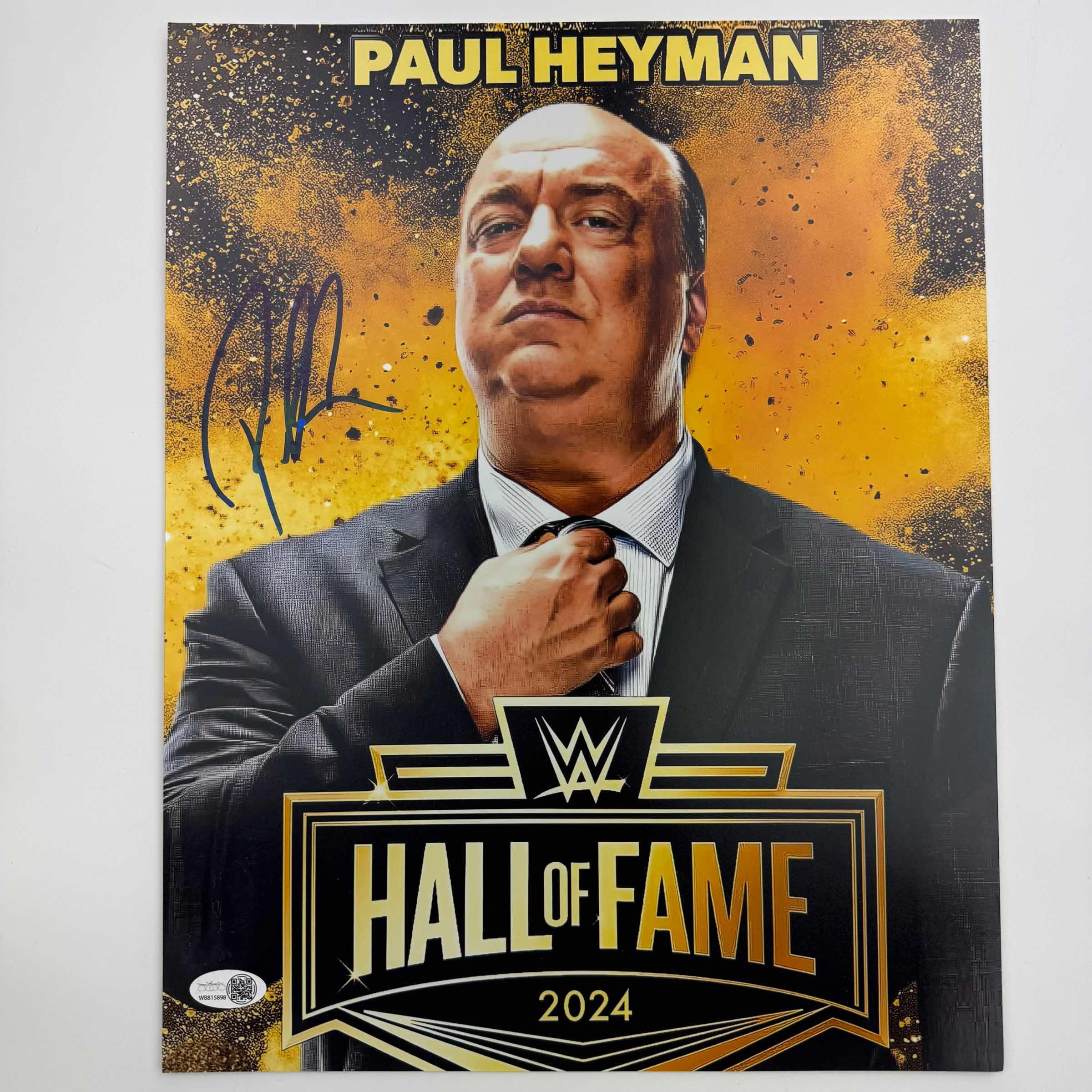 Autographed/Signed Paul Heyman 11x14 WWE Hall of Fame Wrestling Photo JSA COA - Walmart.com