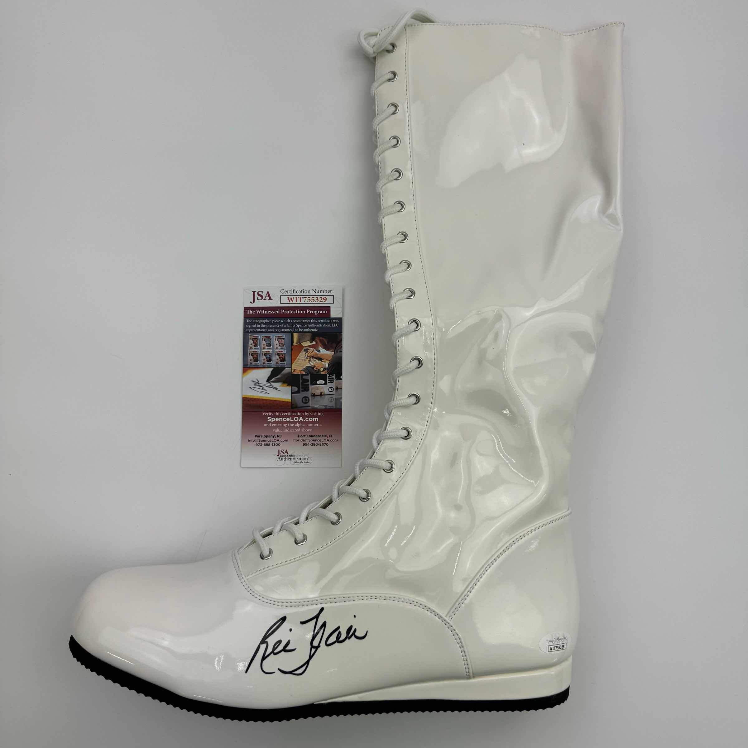 Autographed/Signed Ric Flair White WWE WWF Wrestling Boot/Shoe JSA COA ...