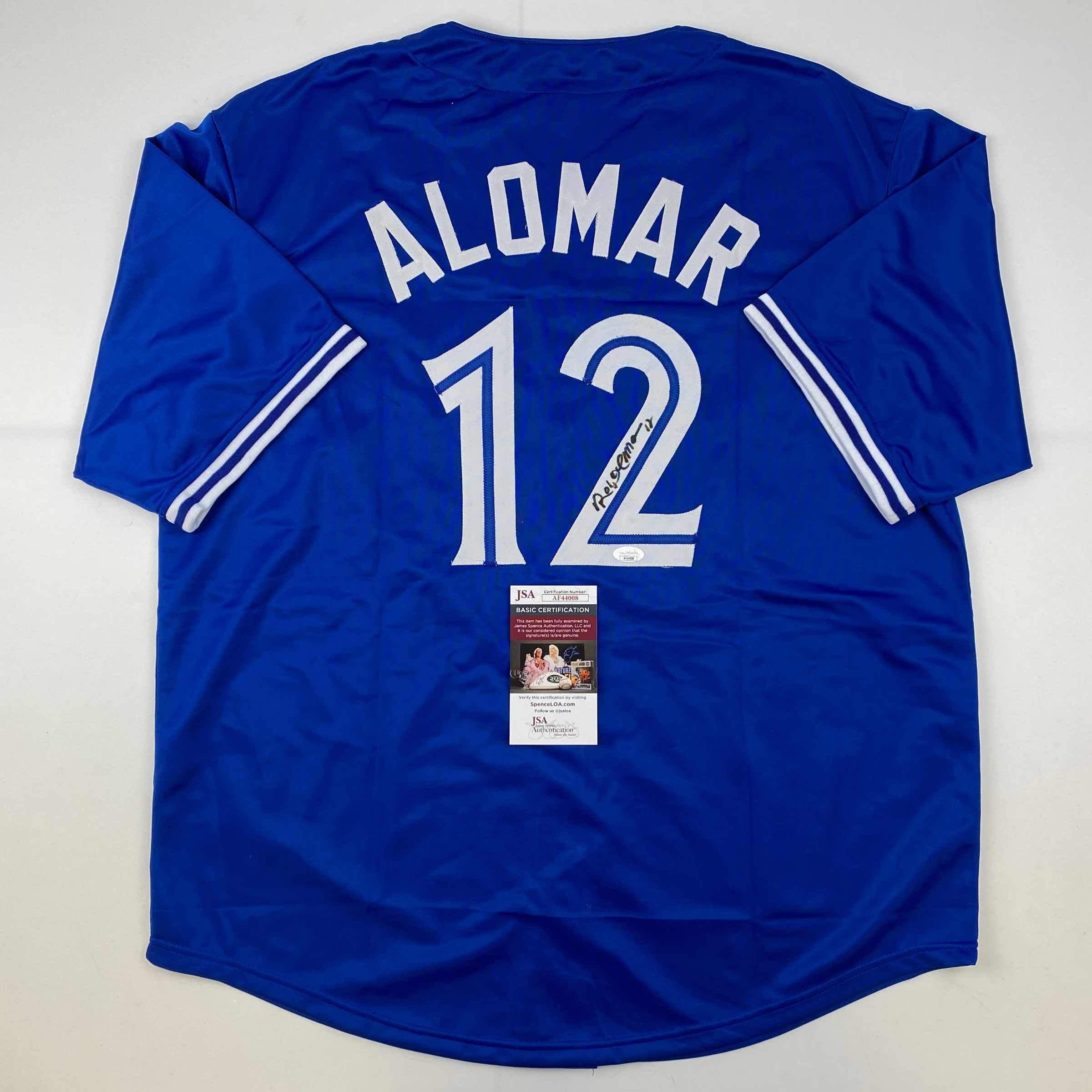 Autographed/Signed Roberto Alomar Toronto Blue Baseball Jersey JSA COA - Walmart.com