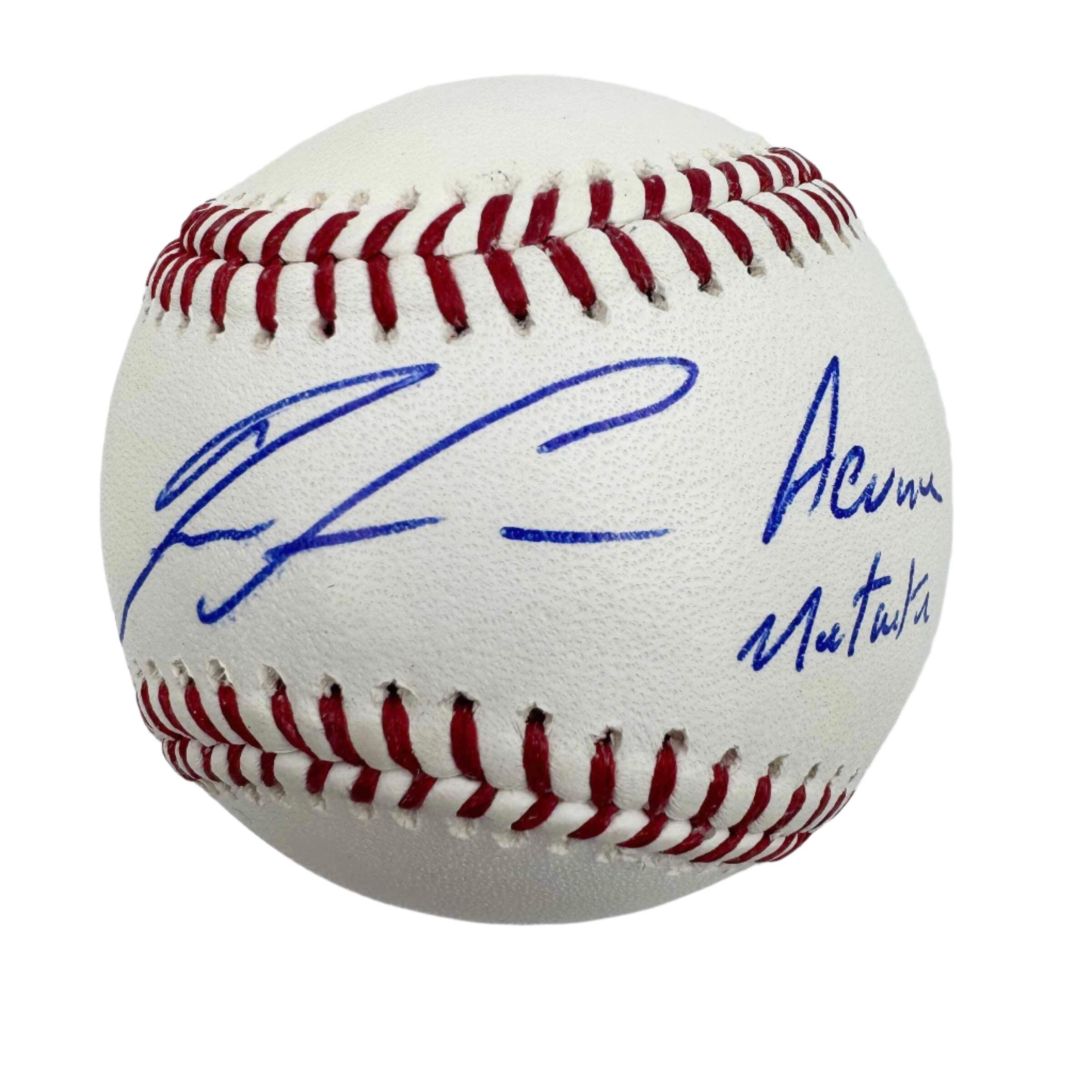 Autographed/Signed Ronald Acuna Jr. "Acuna Matata" Rawlings Official ...