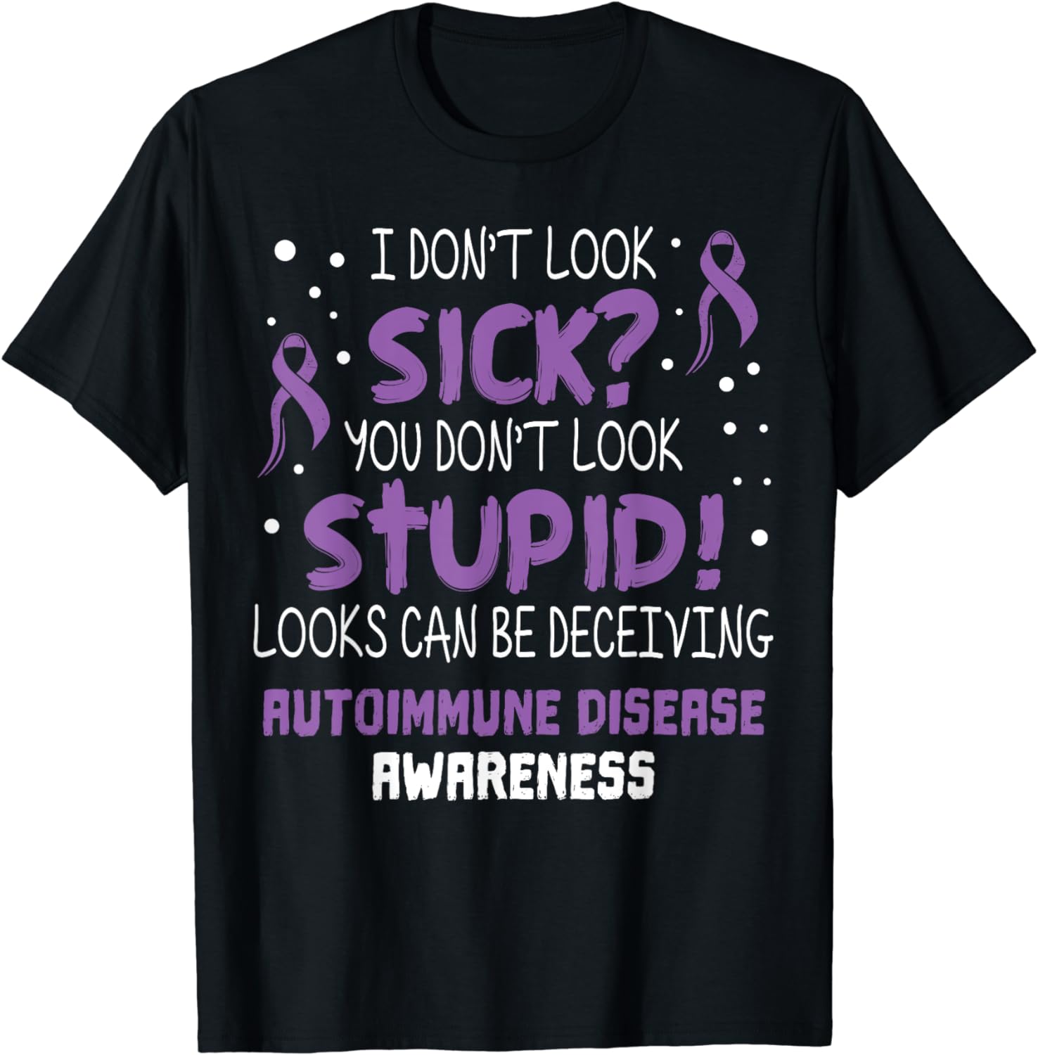 Autoimmune Disease Awareness Ribbon T Shirts - Walmart.com