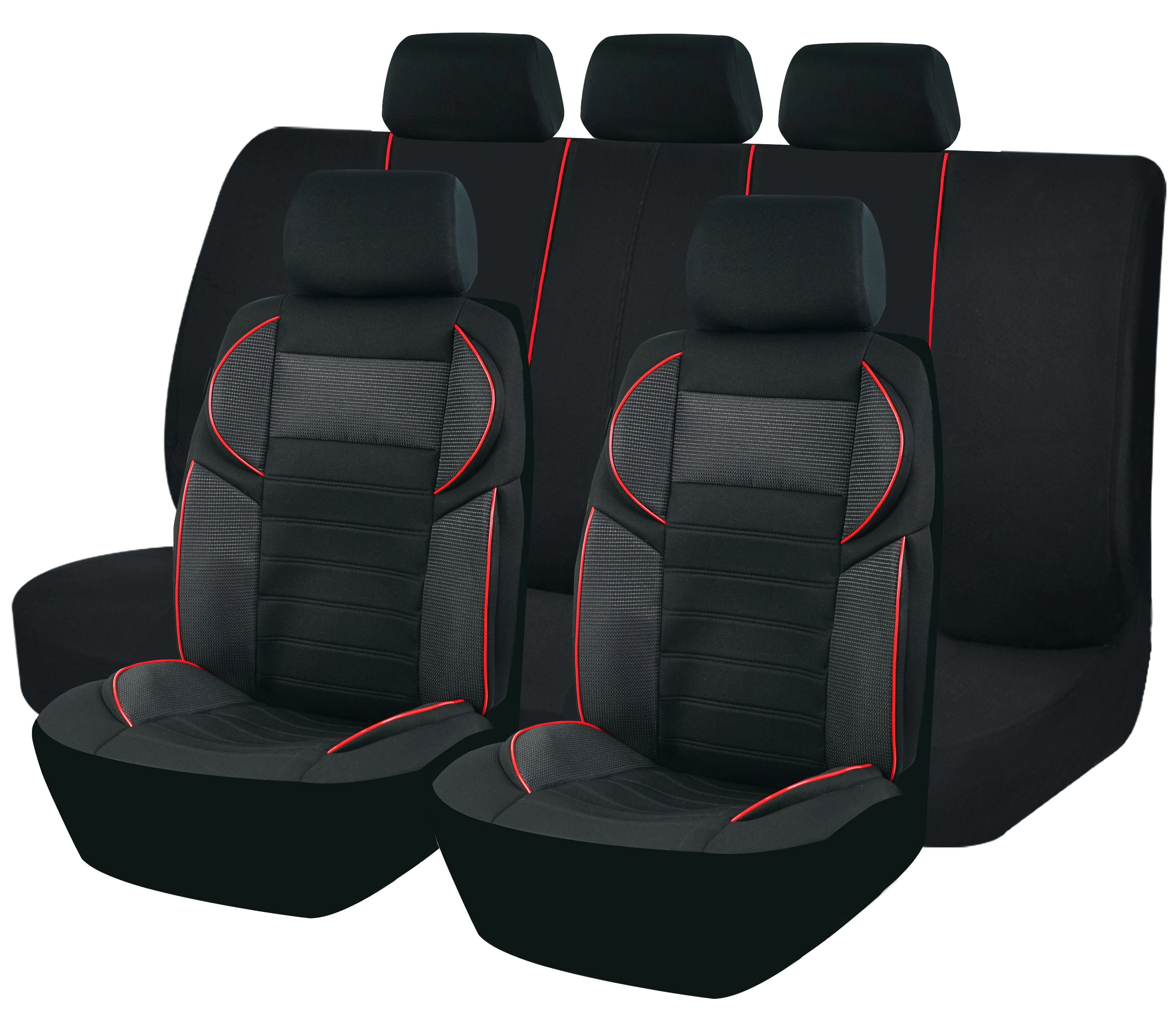 Autoking Cover Car Seat Covers 4MM Sponge 5D Design Interior Universal ...