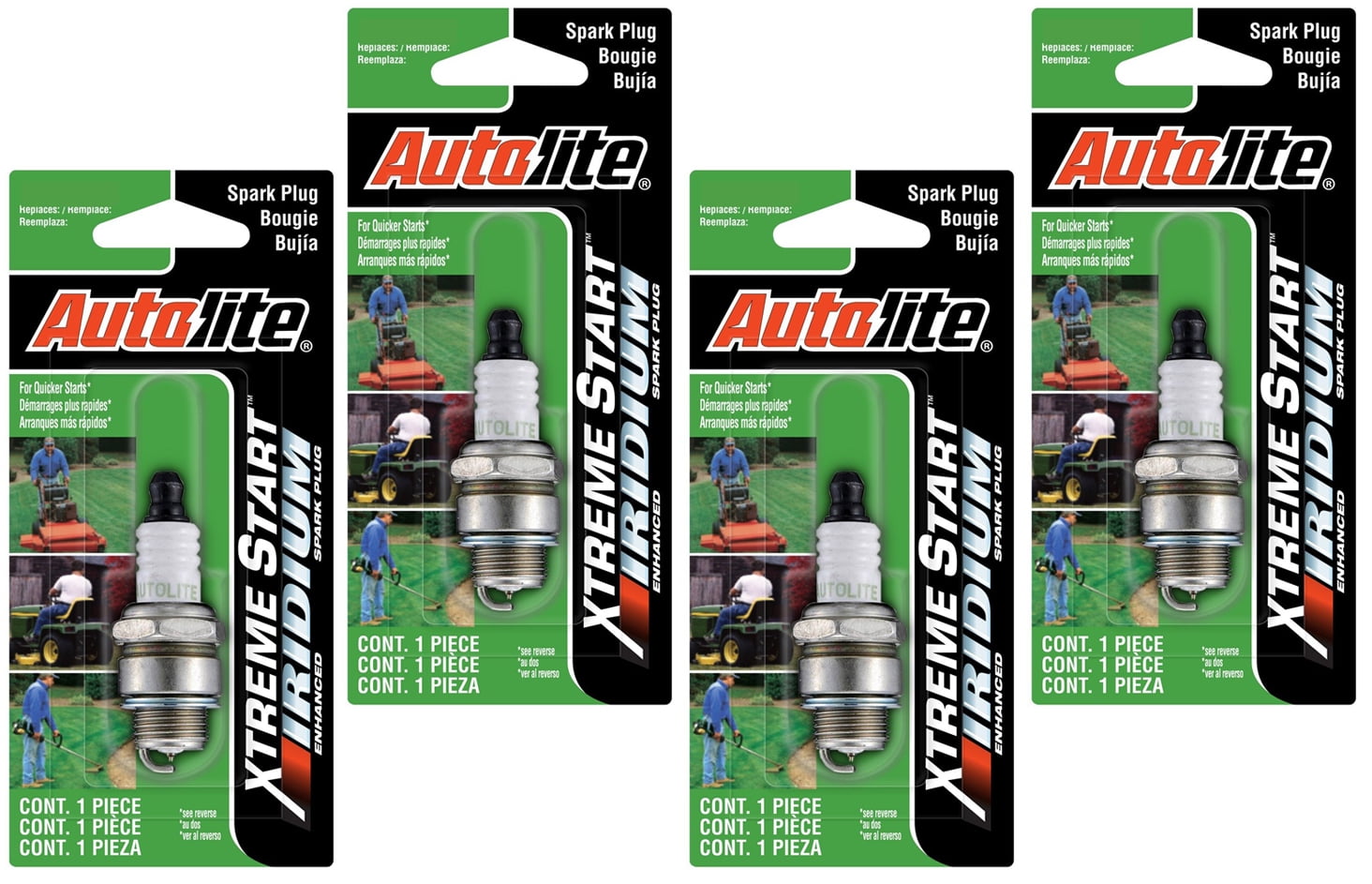 Autolite (4 Pack) Extreme Start Iridium Enhanced Spark Plugs ...