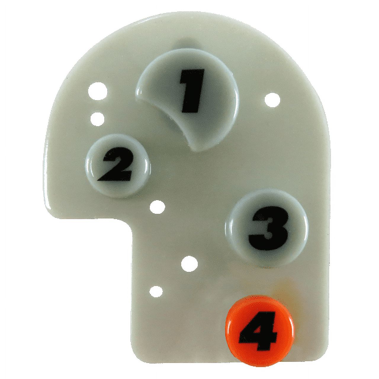 Autoloc Number Remote 4 Button Case AUTTRBTN2 - Walmart.com