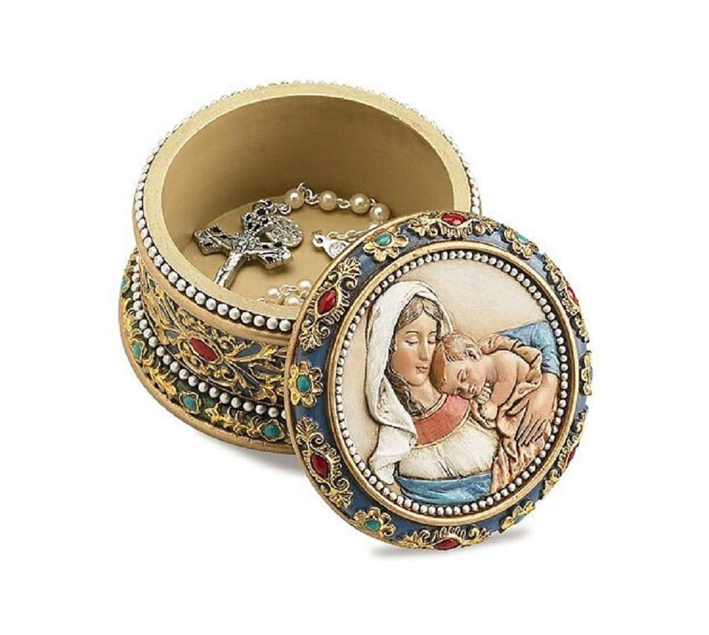 Autom 2" H Ave Maria Rosary Box - Walmart.com