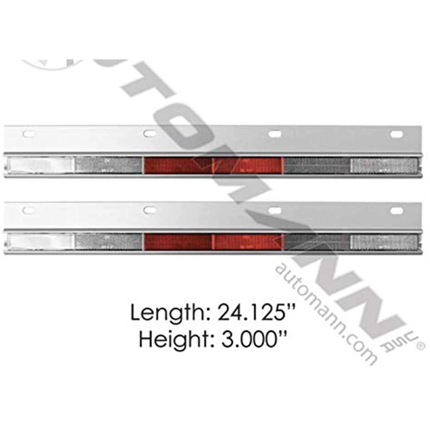 Automann Conspicuity Plate Set Straight (562.440 Conspicuity Plate Set ...