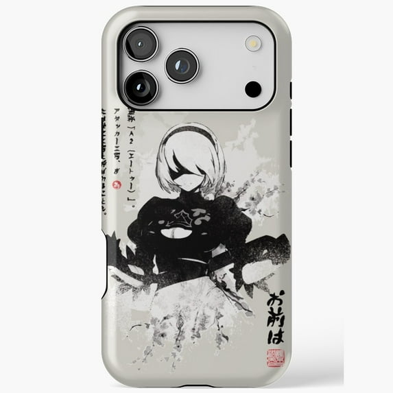 Automata Battle Android Art iPhone Case 17 through 11 Pro Max - Walmart.com