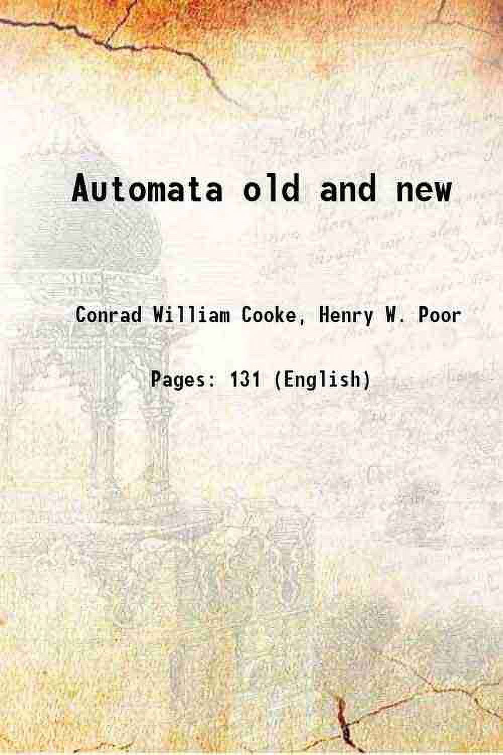 Automata old and new 1893 - Walmart.com