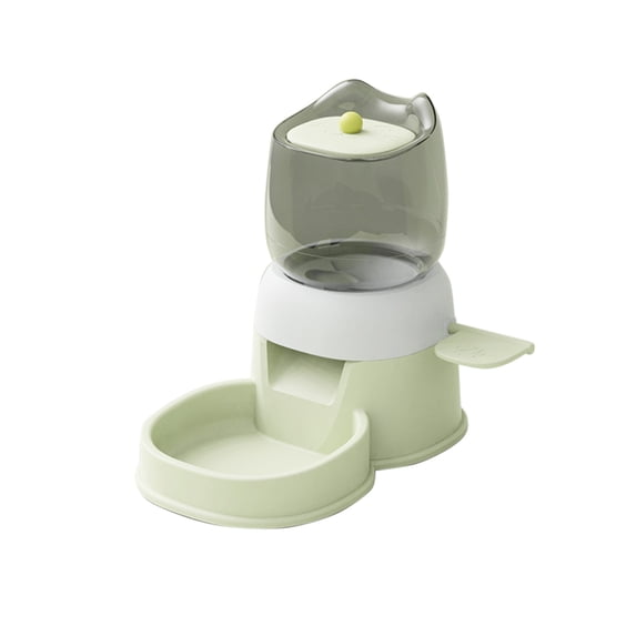 Automated Cat Feeder, Clear 2L Dry Food Dispenser with Single Bowl ...