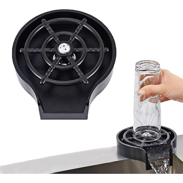 Automated Glass Washing Solution, 360 Degree Rotating Glass Rinser Cup ...