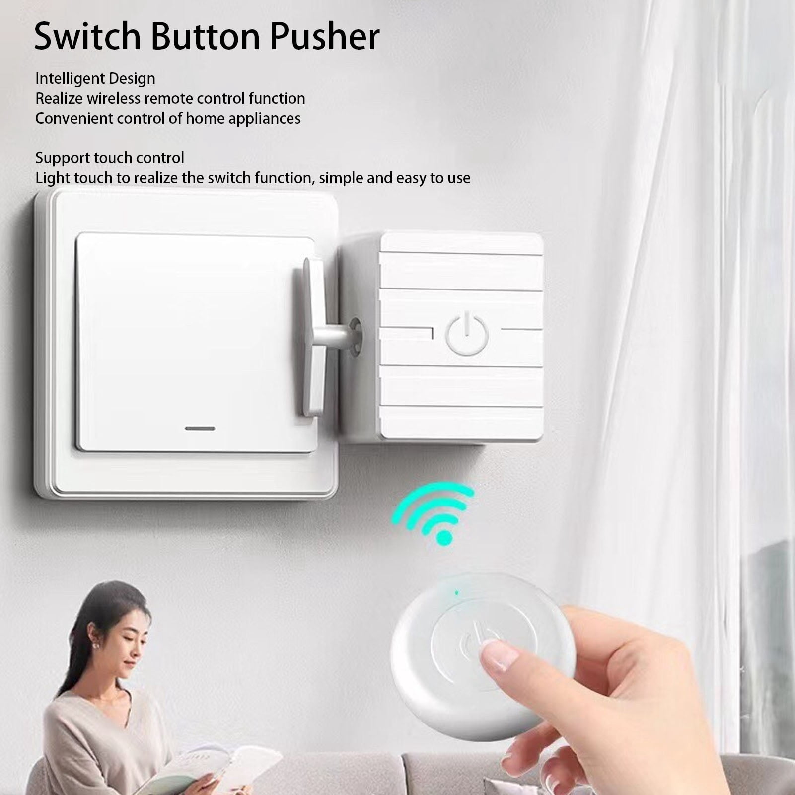 Automated Switch Pusher, Remote Touch Enabled, Simple Installation ...
