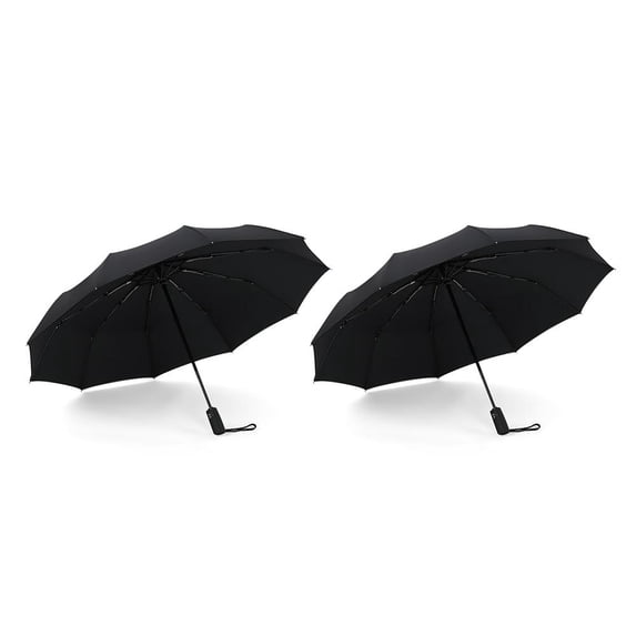 Automatic 10-bone Folding Umbrella, Windproof Sturdy Umbrella Resistant ...