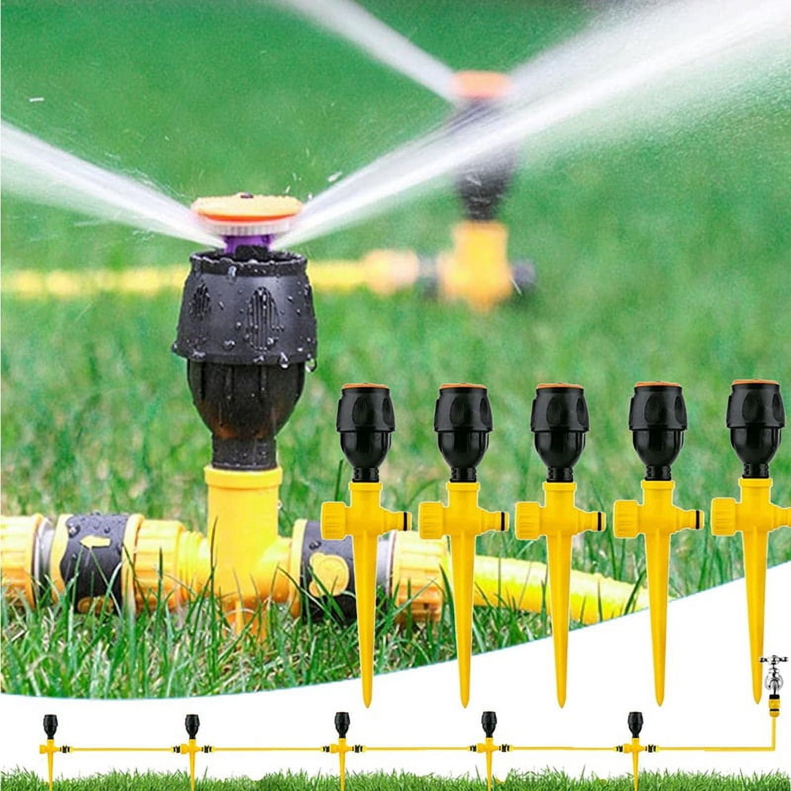 Automatic 360 Degree Rotation Lawn Sprinklers for Yard, Large Area ...