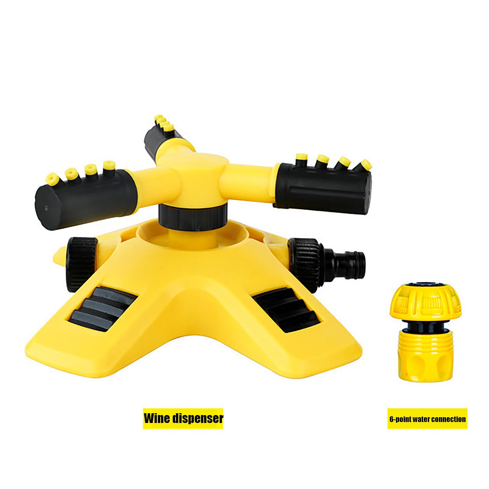 Automatic 360° Rotating Sprinkler Garden Sprinkler Spray Patterns ...