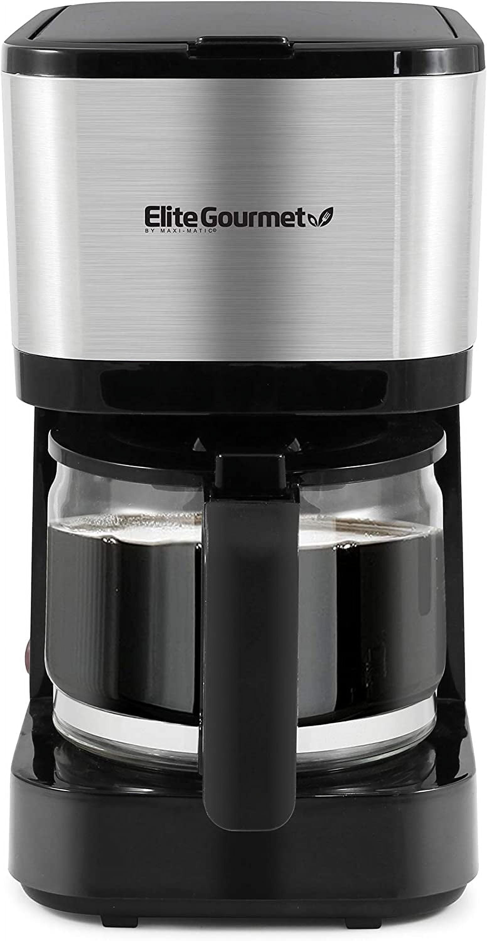 Automatic 5-Cup Brew & Drip Coffee Maker with Pause N Serve Reusable ...