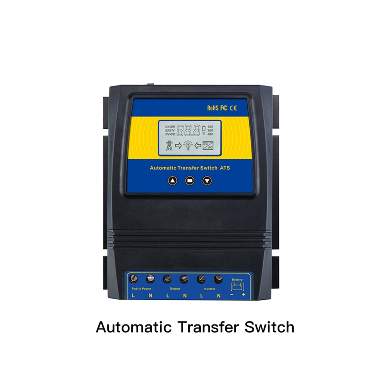 Automatic ATS Dual Power Transfer Switch Solar Charge Controller For ...