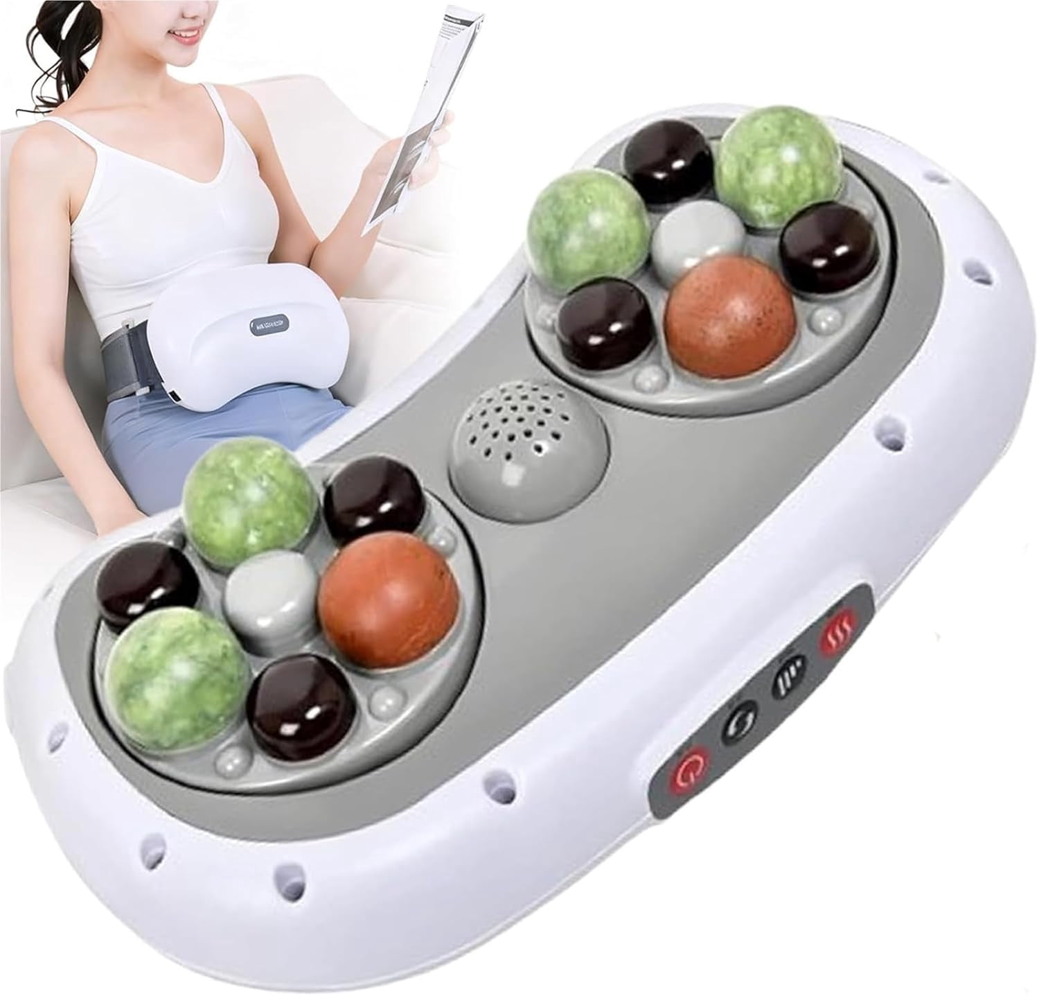 Automatic Abdominal Massager, Tummy Kneading Instrument, 12 Magnet ...