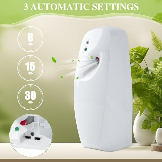 Automatic Adjustable Air Freshener Dispenser, Wall-mounted Aerosol ...
