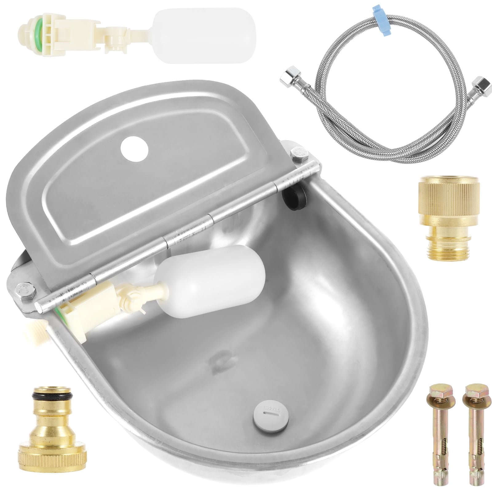 Automatic Animal Drinking Water Bowl 304 Stainless Steel Animal Water ...