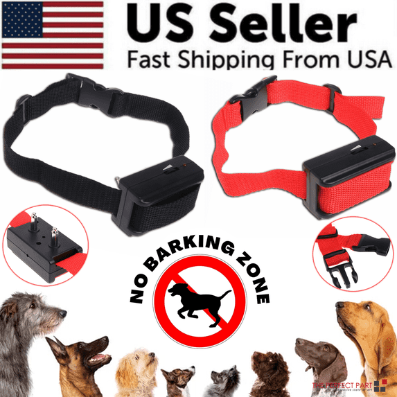Automatic Anti Bark Barking Dog Shock Control COLLAR Device Small ...