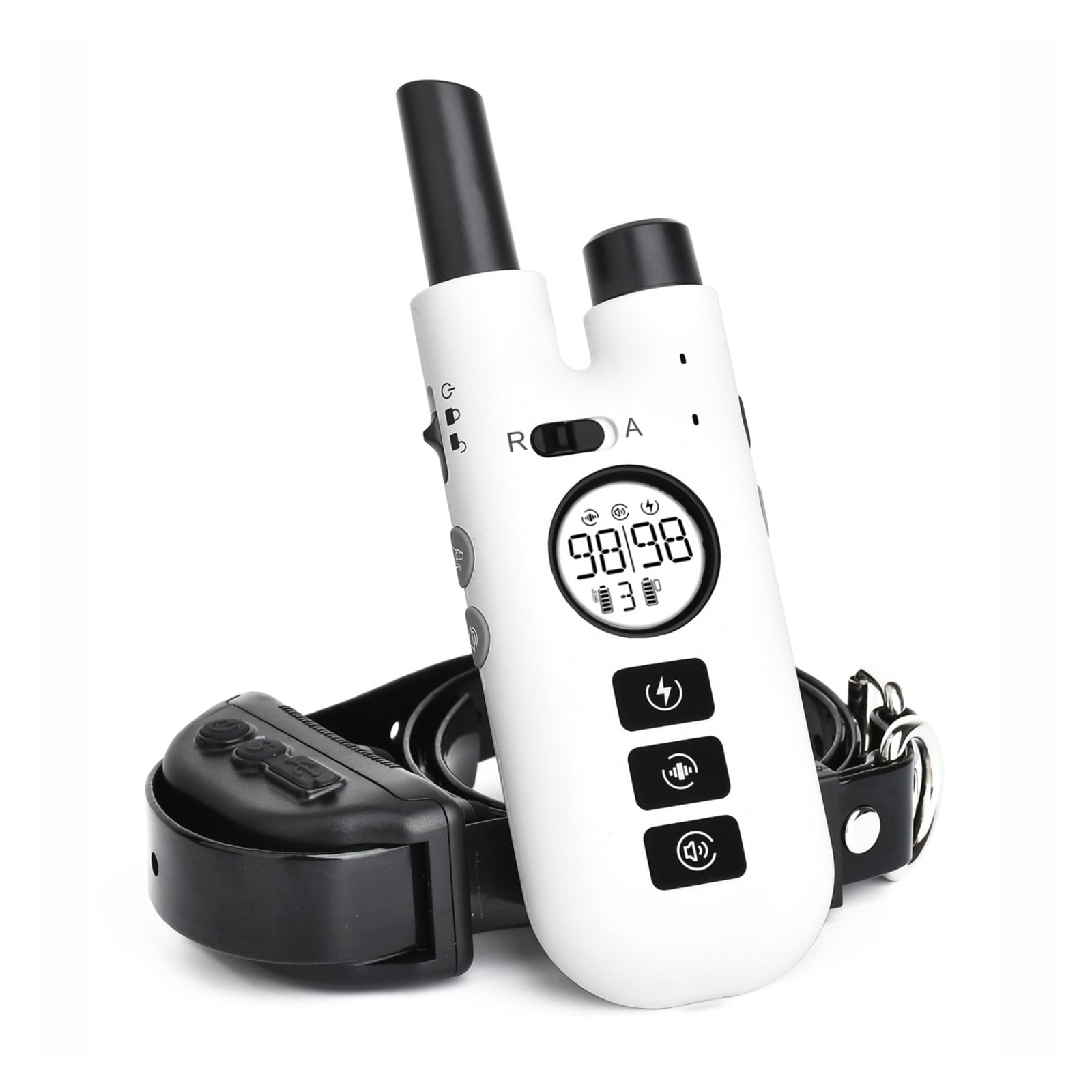 Automatic Anti Bark Dog Training Collar, 2 in 1 Device with 800m Remote ...