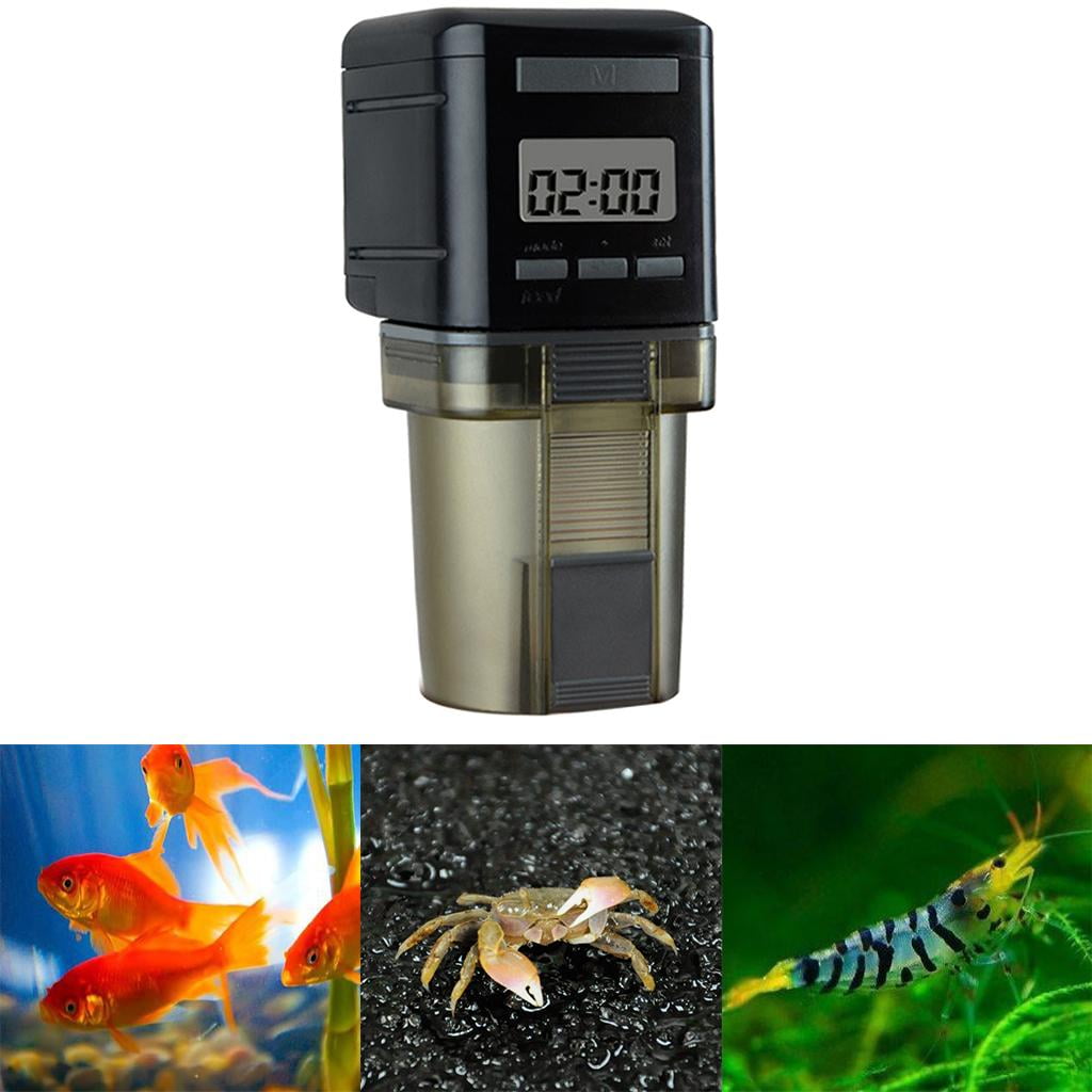 Automatic Aquarium Tank Feeder Food Dispenser Feeding Timing Food ...