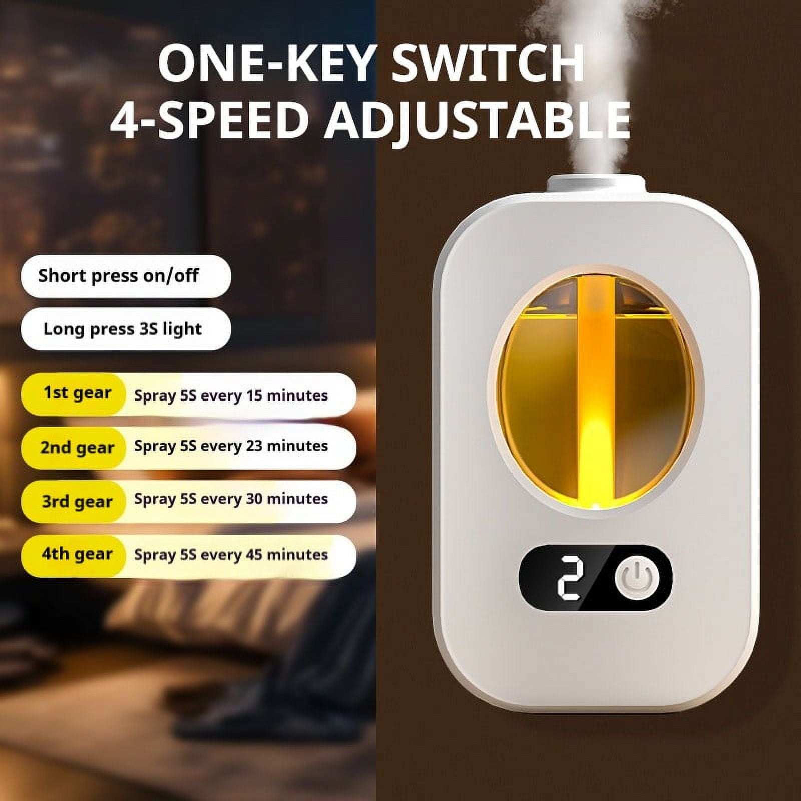 Automatic Aromatherapy Diffuser,Air Freshener Spray Dispenser ...