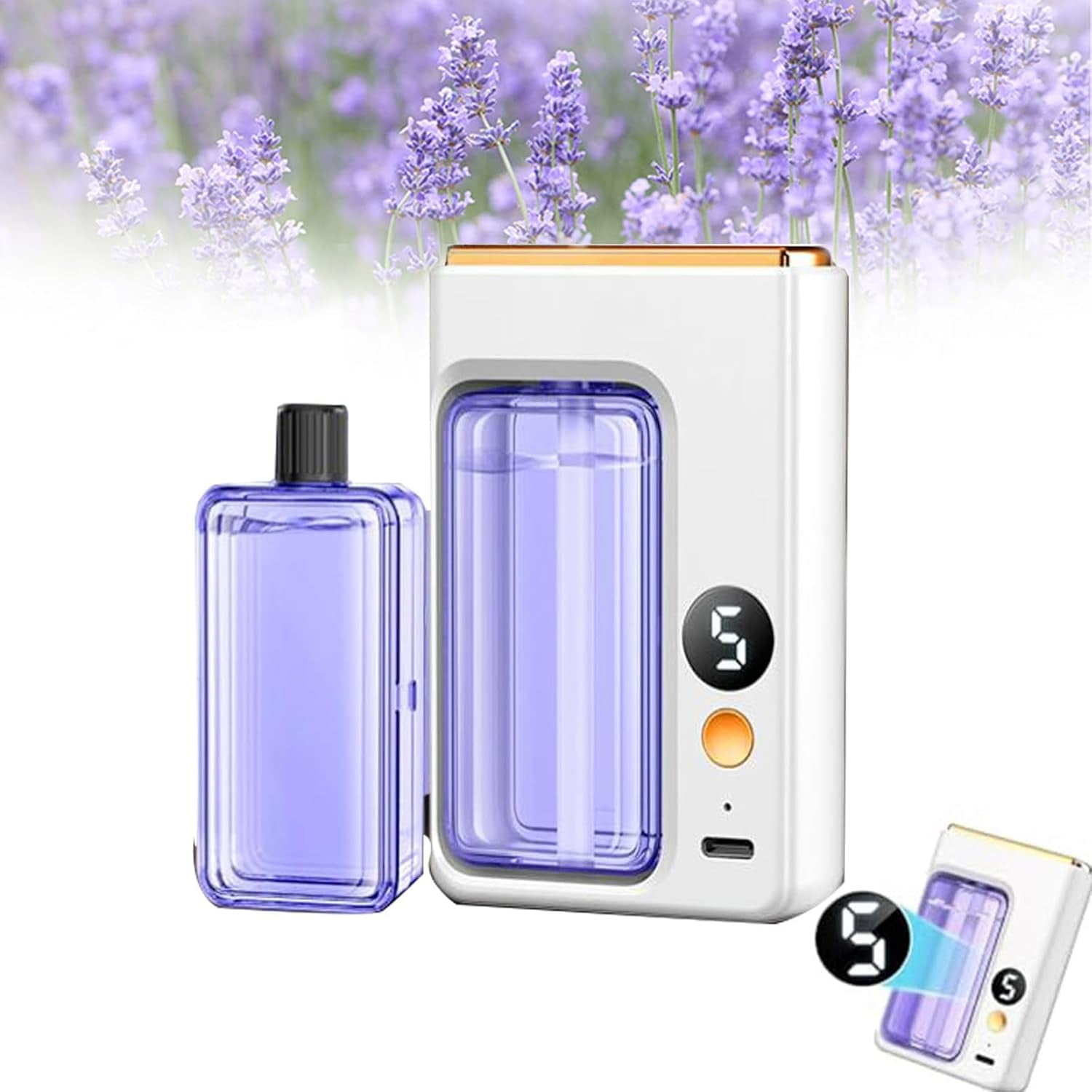 Automatic Aromatherapy Diffuser, Wall Mounted Essential Oil Diffuser ...