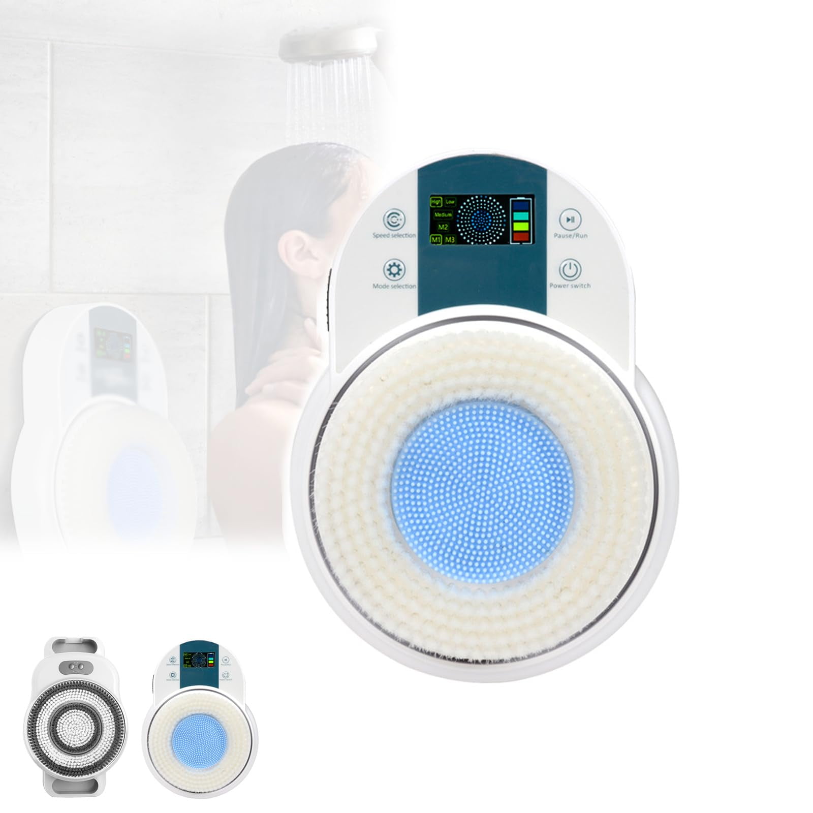 Automatic Back Scrubber for Shower, Shower Back Scrubber Electric ...