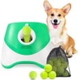 Automatic Ball Launcher, Ball Thrower with 15 Mini Tennis Balls Sizing ...
