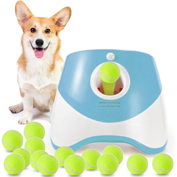 Automatic Ball Launcher, Ball Thrower Machine with 10-30Ft 3 Launching ...