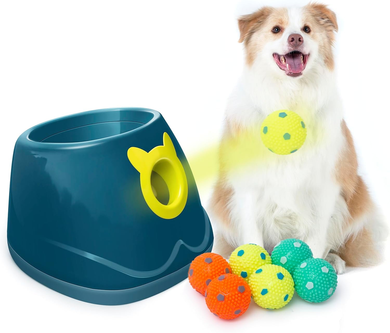 Automatic Ball Launcher, Ball Thrower for Dogs, Adjustable Launch ...