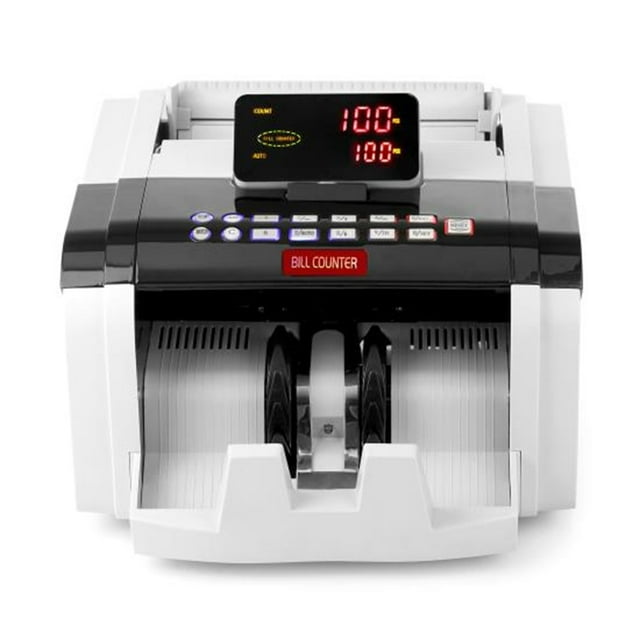Automatic Bill Counter, Cash Money Banknote Counting Machine - Walmart.com