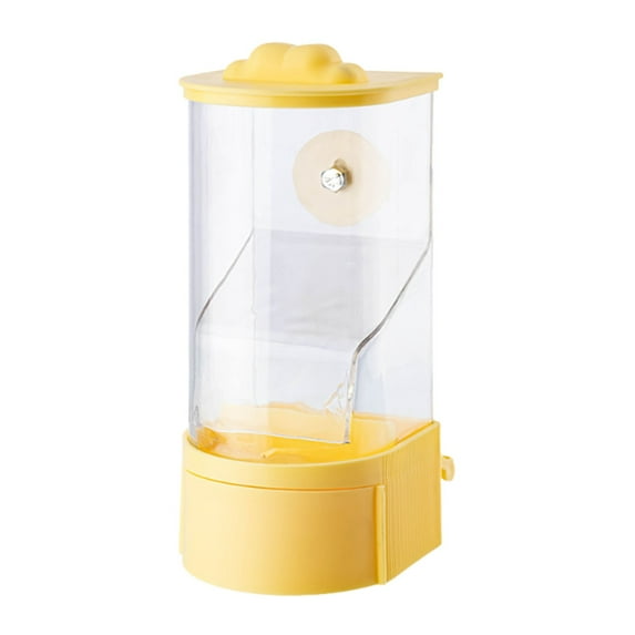 Automatic Bird Feeder for Parrots, Food Dispenser with Rice Husk ...