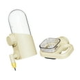 Automatic Bird Water Dispenser and Bowl For Parrots Stainless Steel Pin ...