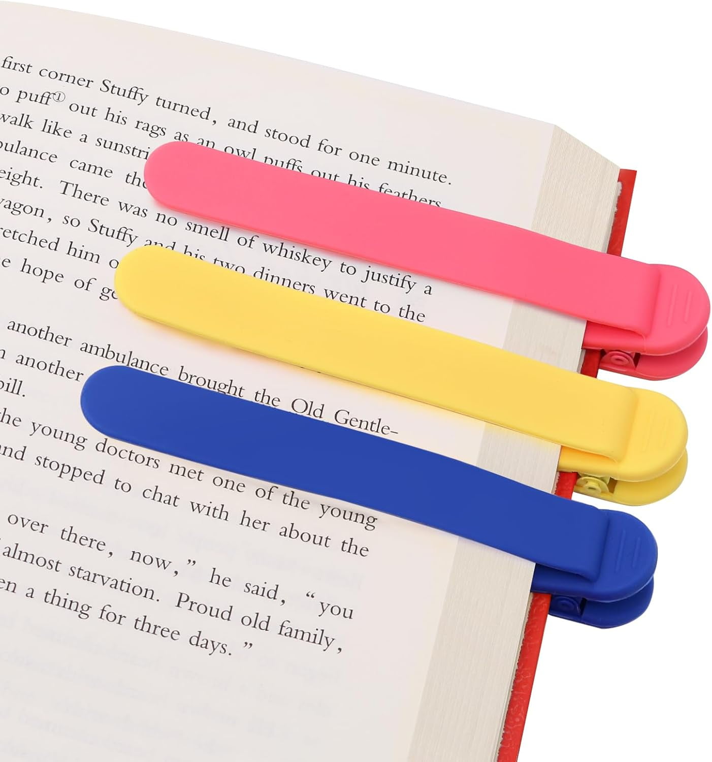 Automatic Bookmark, Silicone Book Marks for Reading Women, Men, Kids ...
