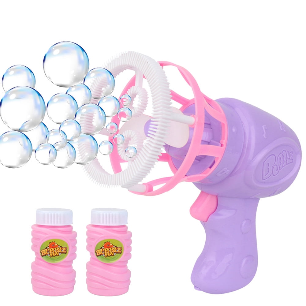 Automatic Bubble Blower Fan Machine for Kids – Outdoor Toy with LED ...