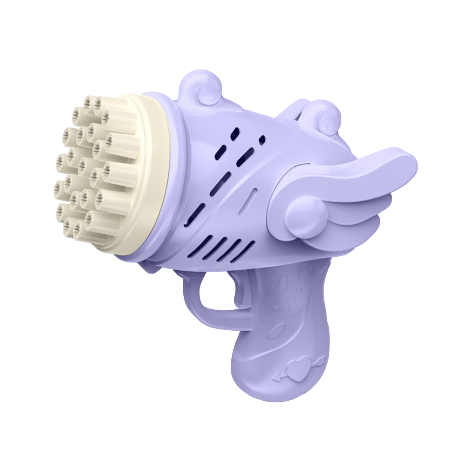 Automatic Bubble Blower Gun with 23 Holes - Rechargeable Bubble Machine ...