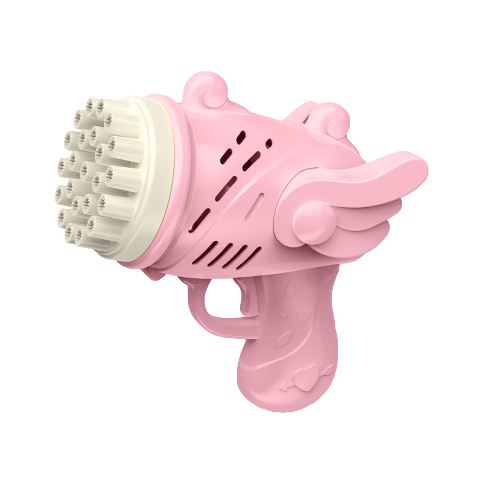 Automatic Bubble Blower Gun with 23 Holes - Rechargeable Bubble Machine ...