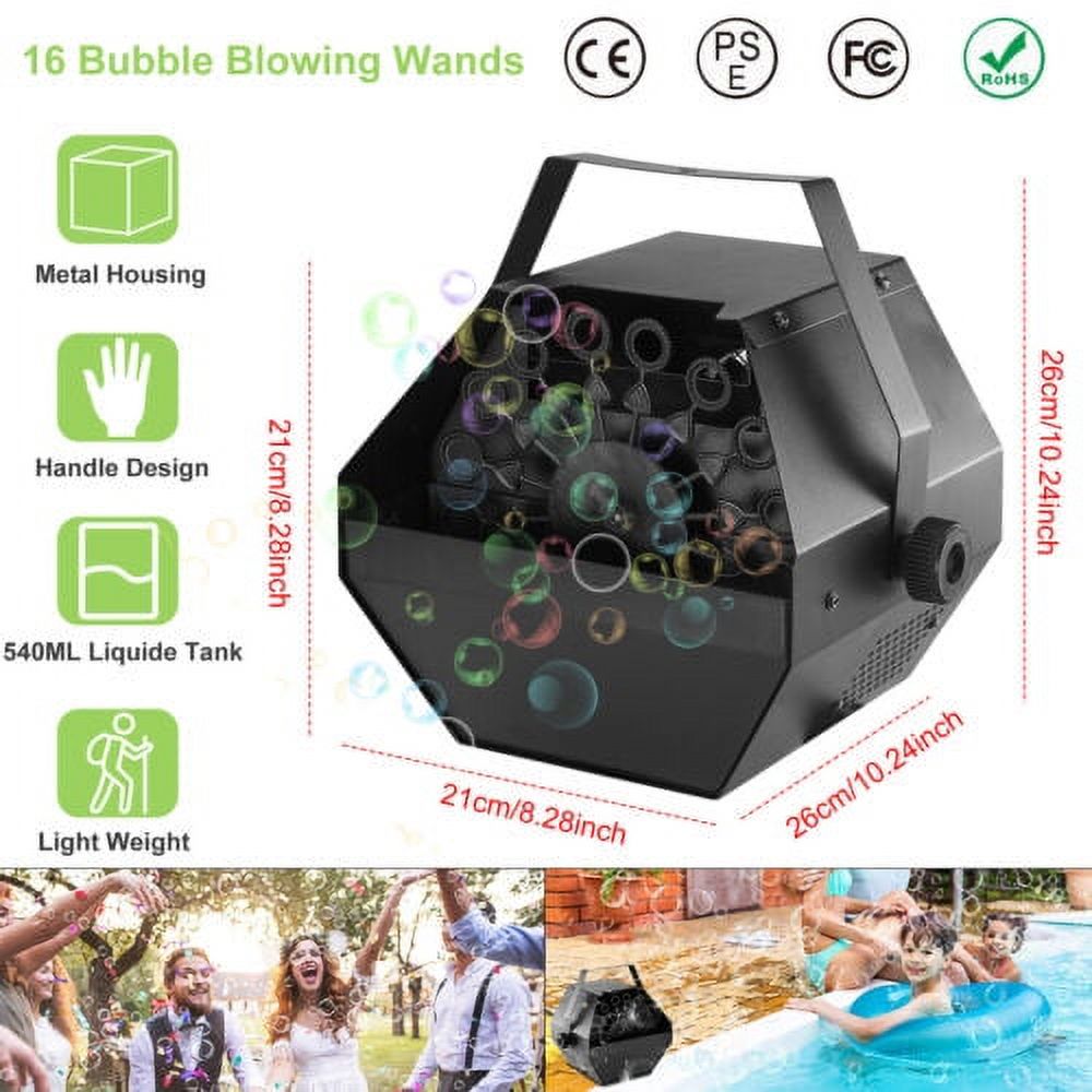 Automatic Bubble Blower Maker High Output Machine Birthday Party Stage ...