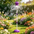 Automatic Bubble Machine, Handheld & Standing 2 in1 Rechargeable Bubble ...